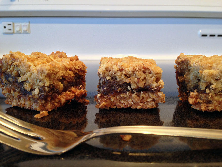 Date Squares - The Gourmet Housewife